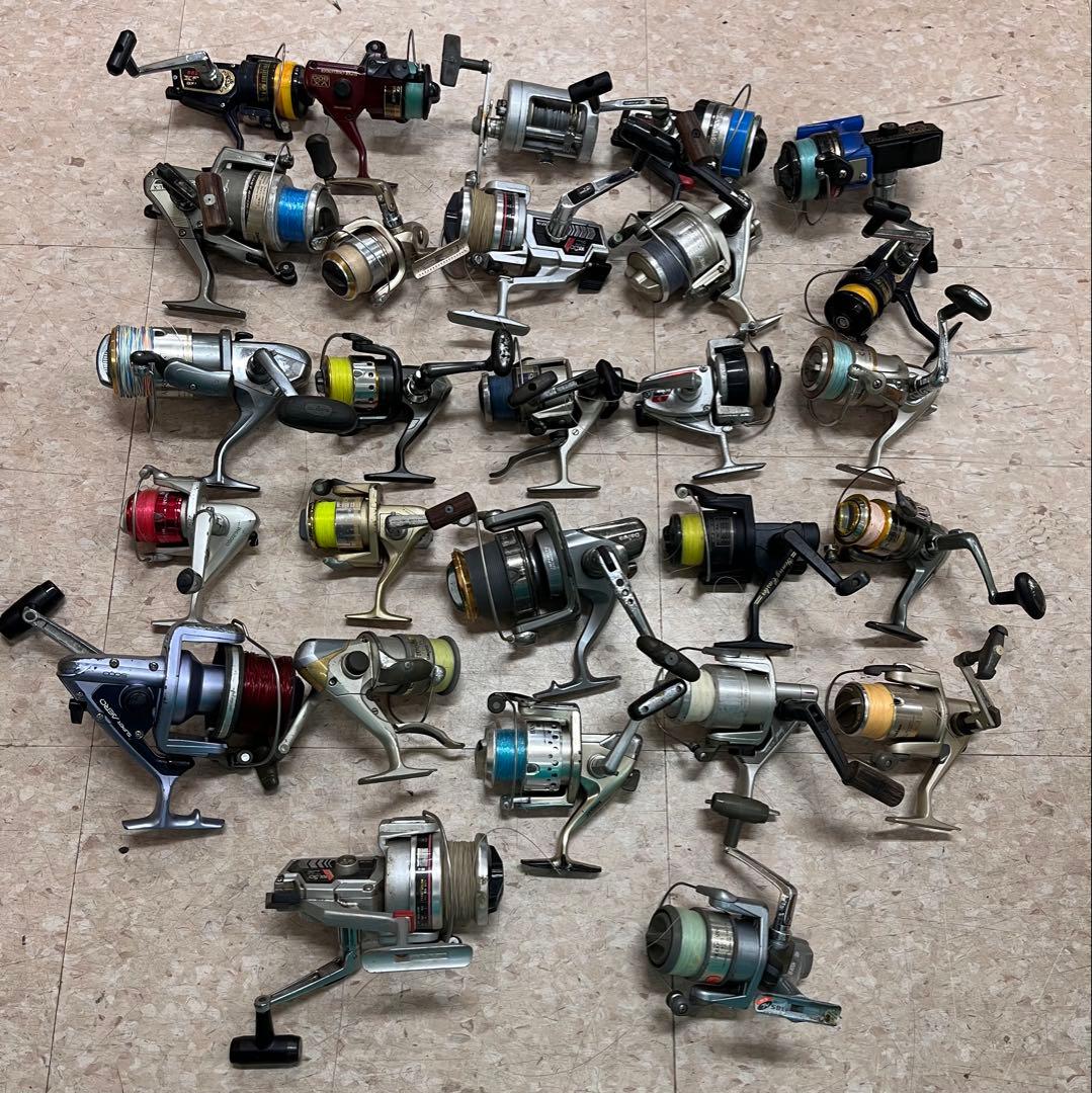 27個ジャンクリール　SHIMANO DAIWA などまとめ売り
