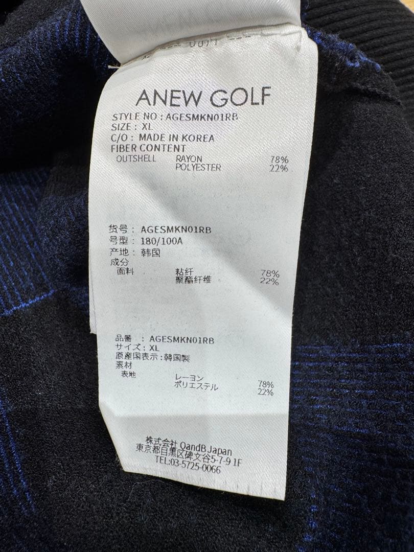 RE&HA希少モデル! 美USED ANEW GOLF メンズ ダミエ柄