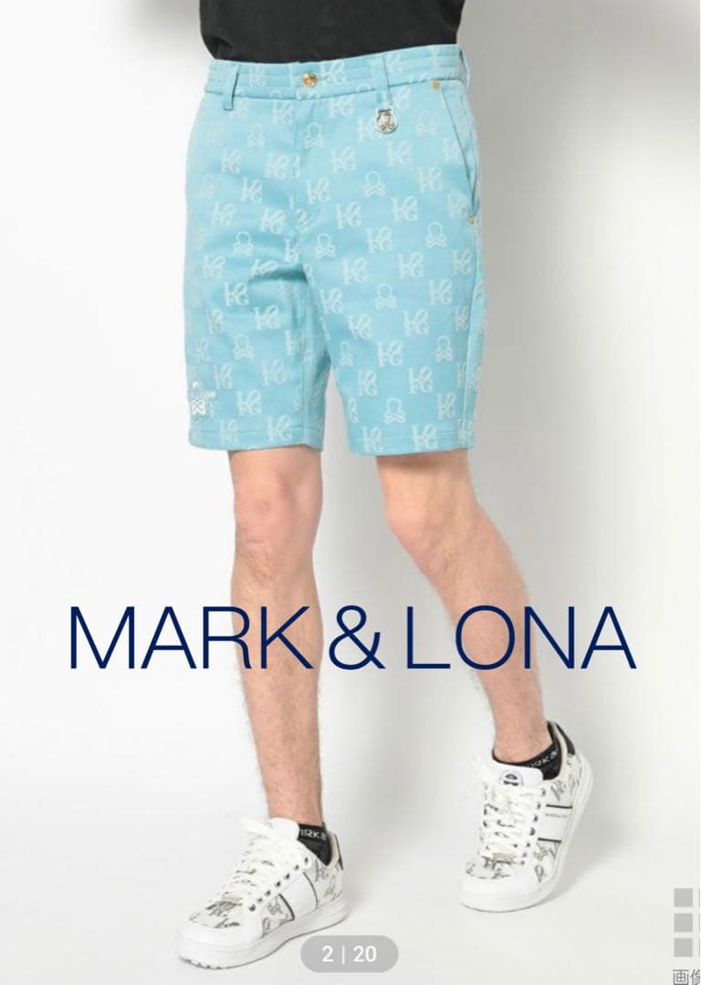 【MARK＆LONA】美品☆2025春夏ショートパンツ
