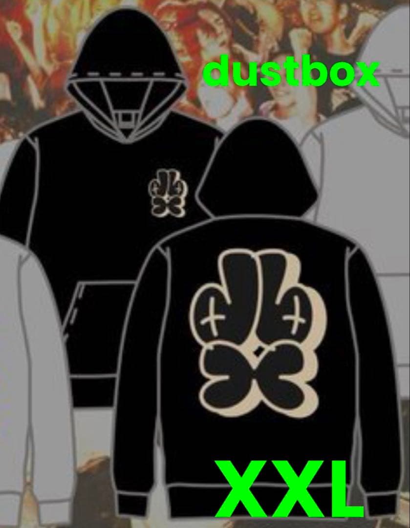 dustbox dbx HOODIE XXL 黒❸HEY-SMITH※SHANK