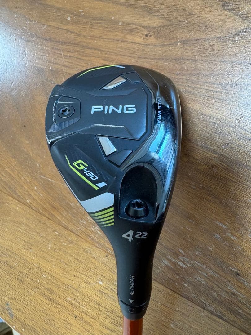 PING G430ユーティリティ 4番 22度 ツアーAD DI 75S