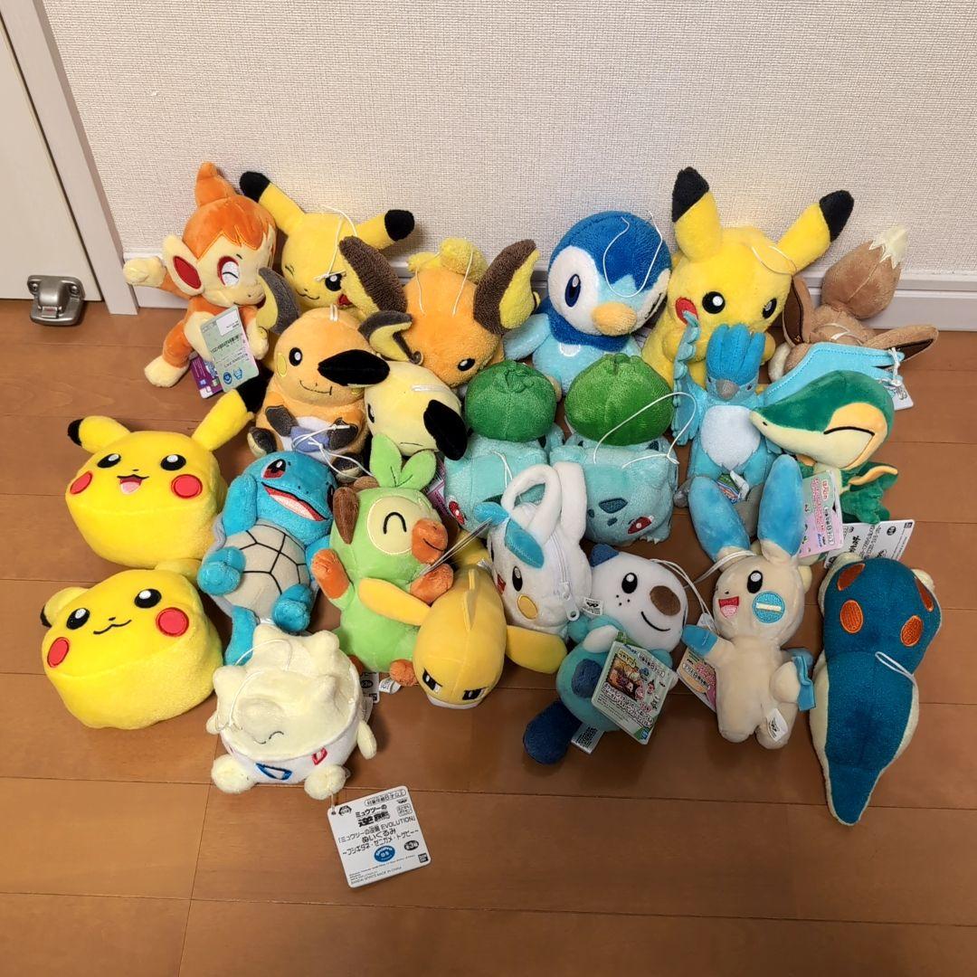 まとめ売り　ポケットモンスター　 ぬいぐるみセット　ポーチ