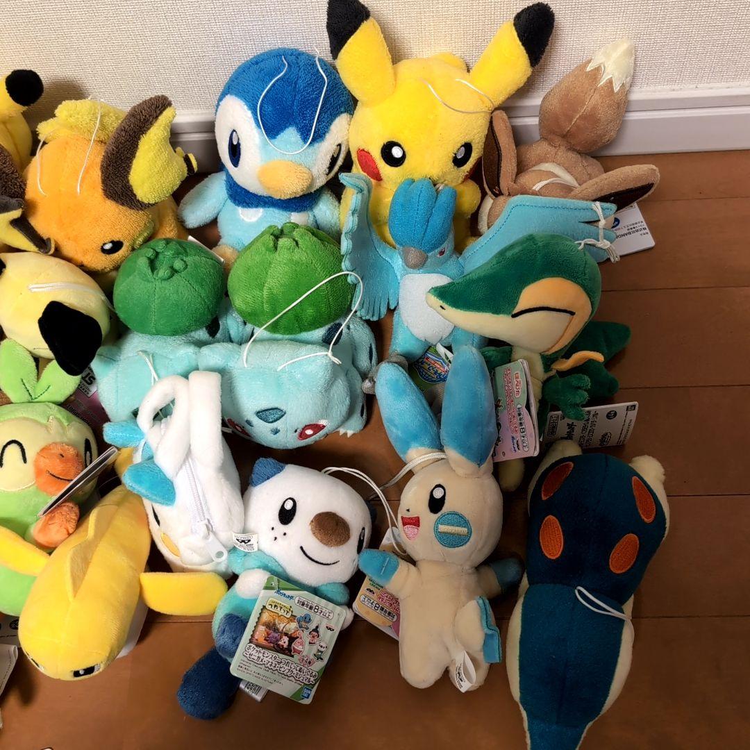 まとめ売り　ポケットモンスター　 ぬいぐるみセット　ポーチ