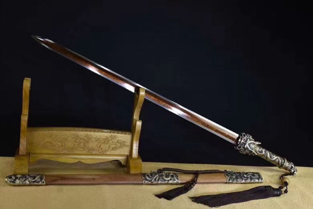 鯉龍剣 唐剣 中華剣 武具 鑑賞刀 舞踊刀 稽古