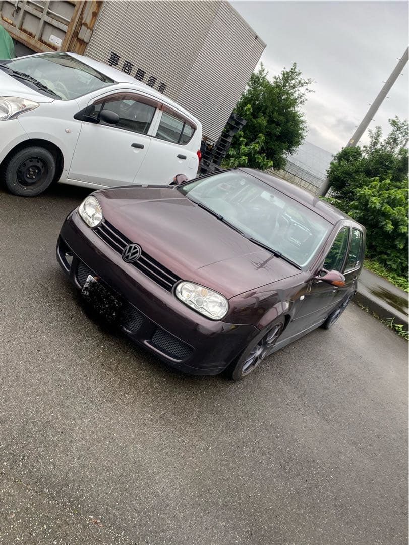 Volkswagen Golf ターボ　ダークパープル