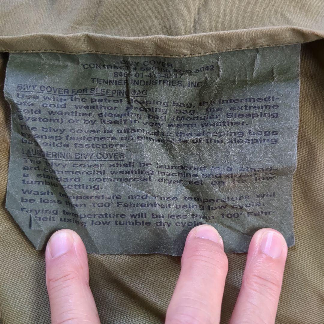 米軍実物　ウッドランド　ゴアテックス　シュラフカバー　寝袋　⑥