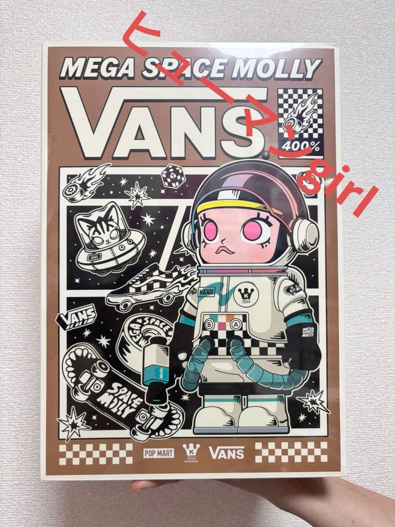 POPMART MEGA SPACE MOLLY 400% VANS 新品未開封
