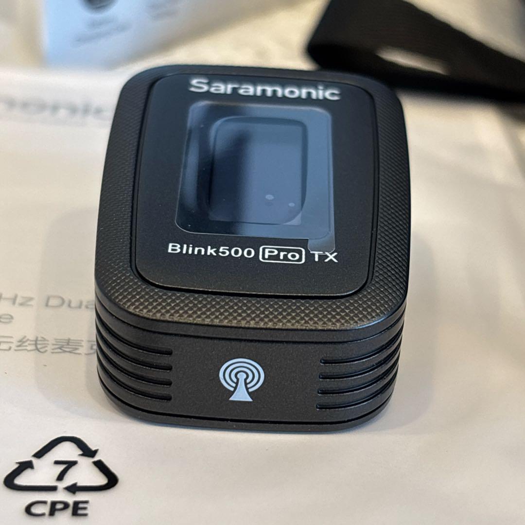 Saramonic サラモニック 2.4G超小型ワイヤレスマイクシステム 黒
