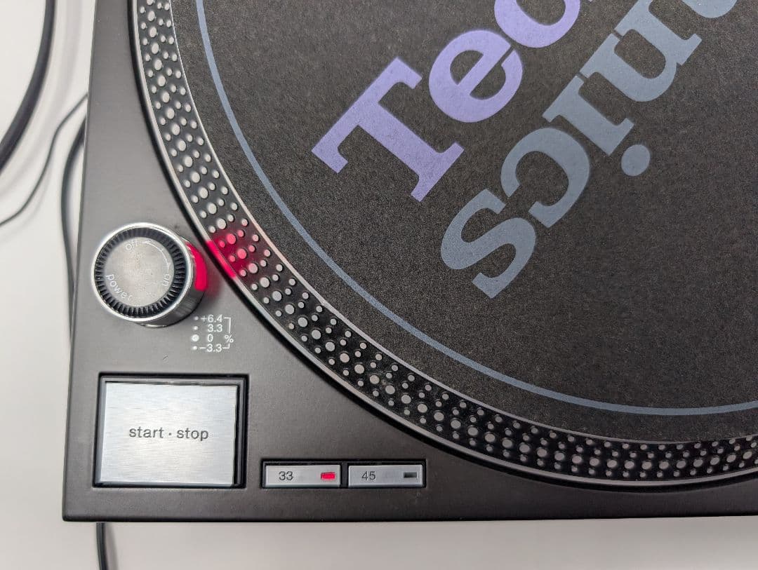 【美品・動作確認済】Technics SL-1200MK5 ターンテーブル 黒