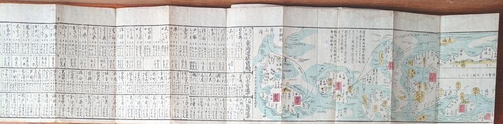 21　増補新刻 大日本海陸行程図鑑