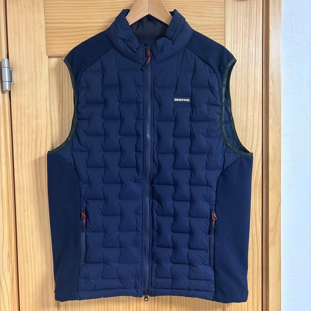 BRIEFING GOLF ブリーフィング ゴルフ ダウンベスト NAVY XL
