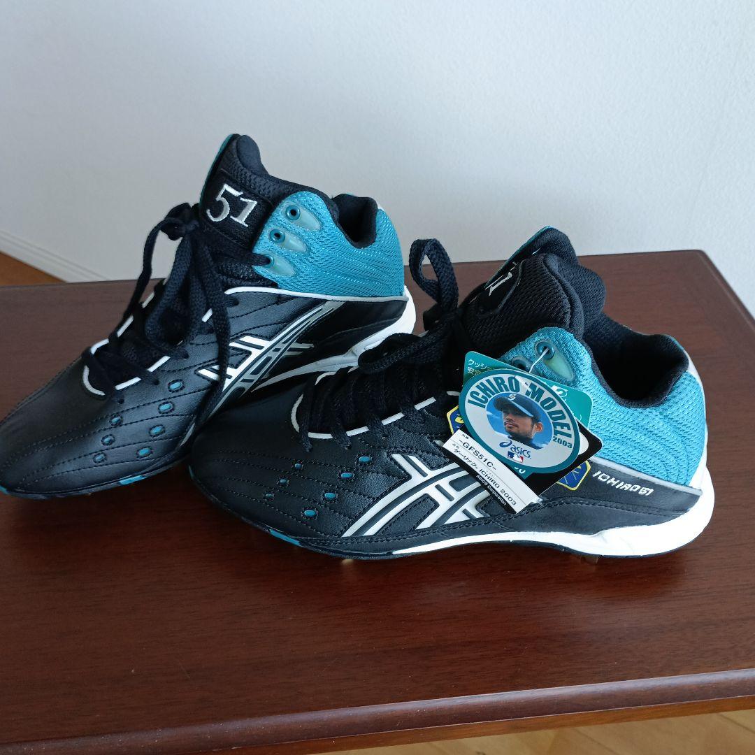 asics イチローMLBモデル スパイク 27.5cm　新品未使用　付属品完備