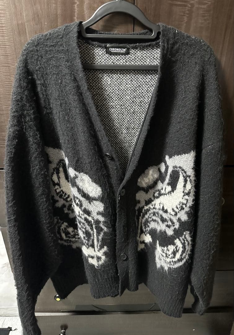 ミュージシャン CHRONOIZM FLOWER CARDIGAN XL