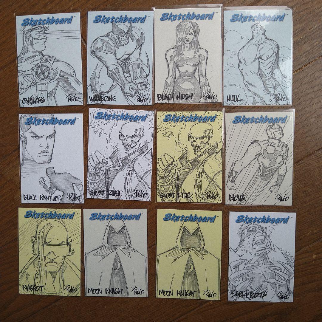1998 SkyBox Sketchboard Cards 12枚