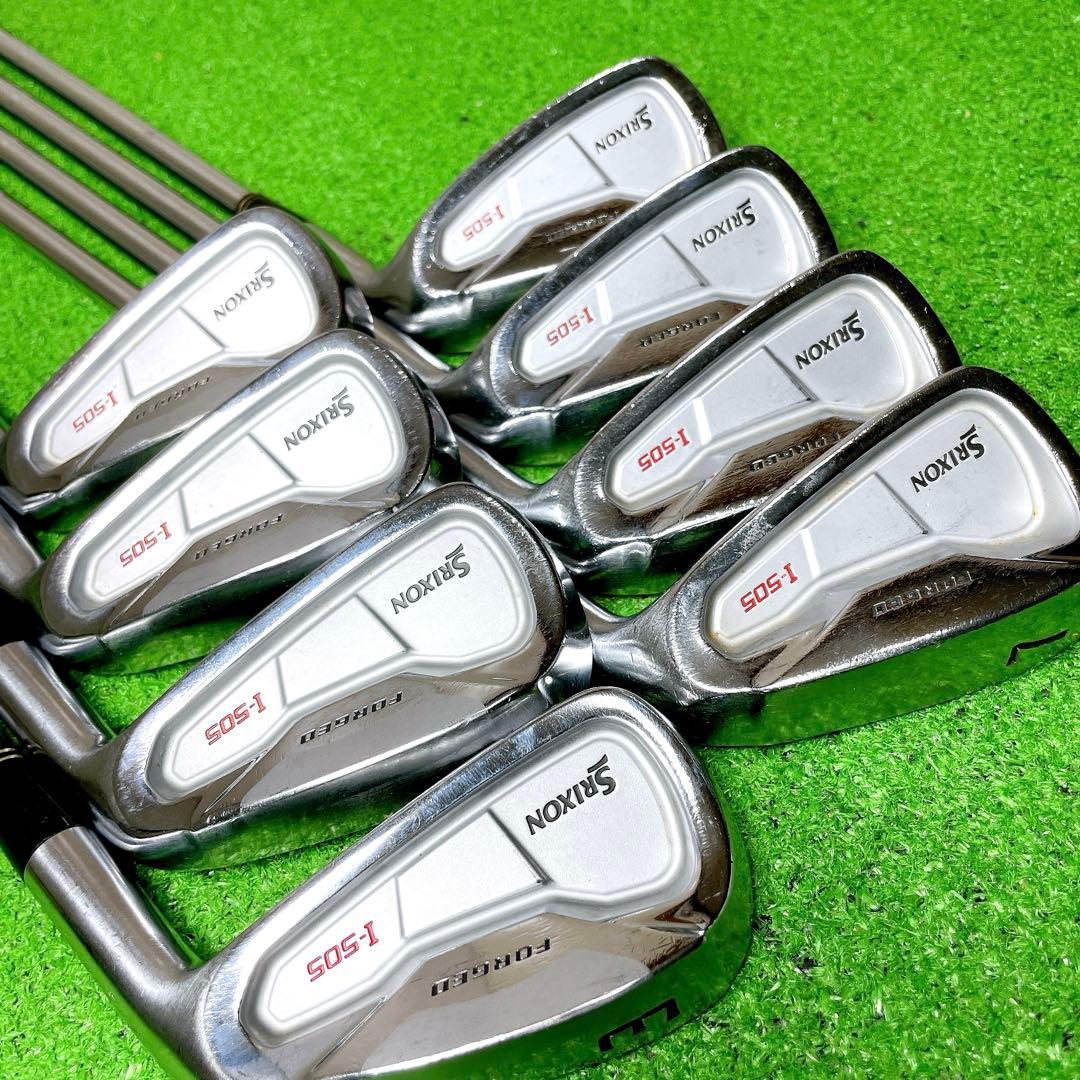 豪華 !SRIXON I-505 メンズアイアン8本セット S-200