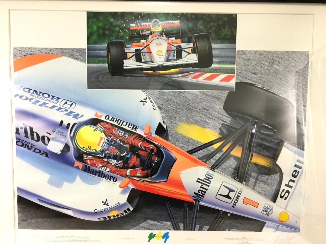 ○激レア アイルトン・セナ ポスター 限定500 1993 Grand-prix