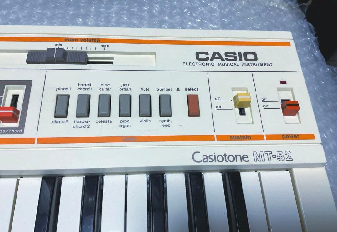 Casio MT-52☆リズムマシン付きビンテージシンセサイザー☆日本製☆希少☆
