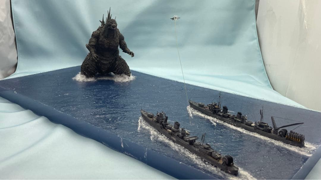 ゴジラ-1.0 海神作戦　モンスターアーツ使用　わだつみ作戦ジオラマ