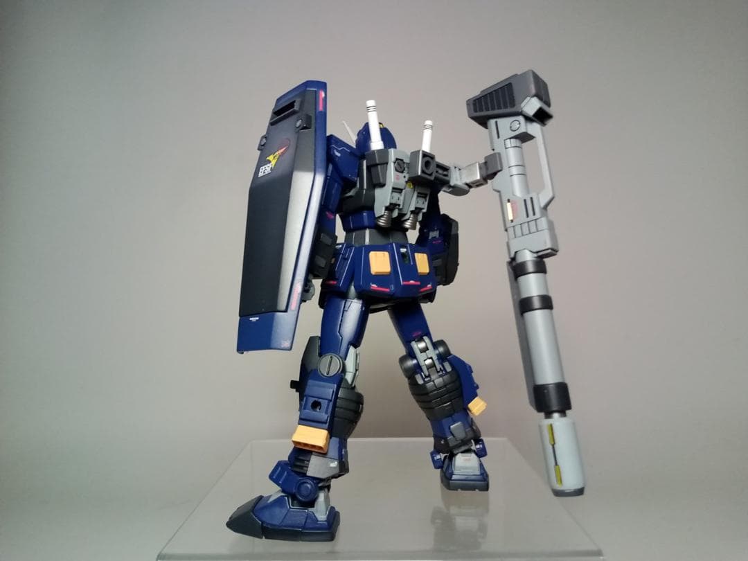 HG メガ フルアーマー ガンダム ティターンズ カスタム仕様 ガンプラ 完成品
