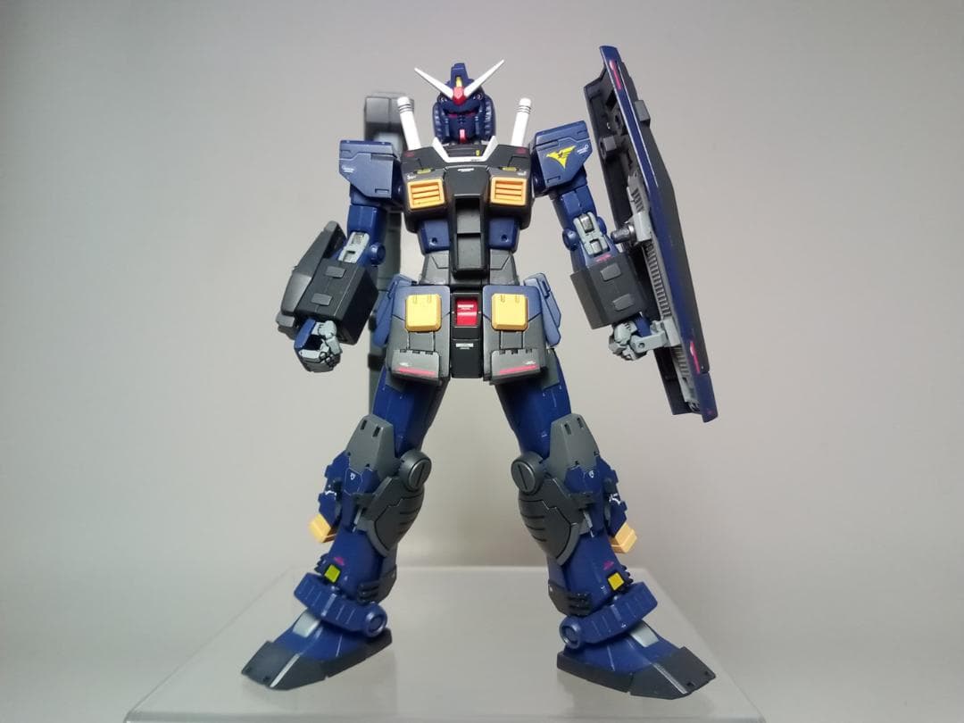 HG メガ フルアーマー ガンダム ティターンズ カスタム仕様 ガンプラ 完成品