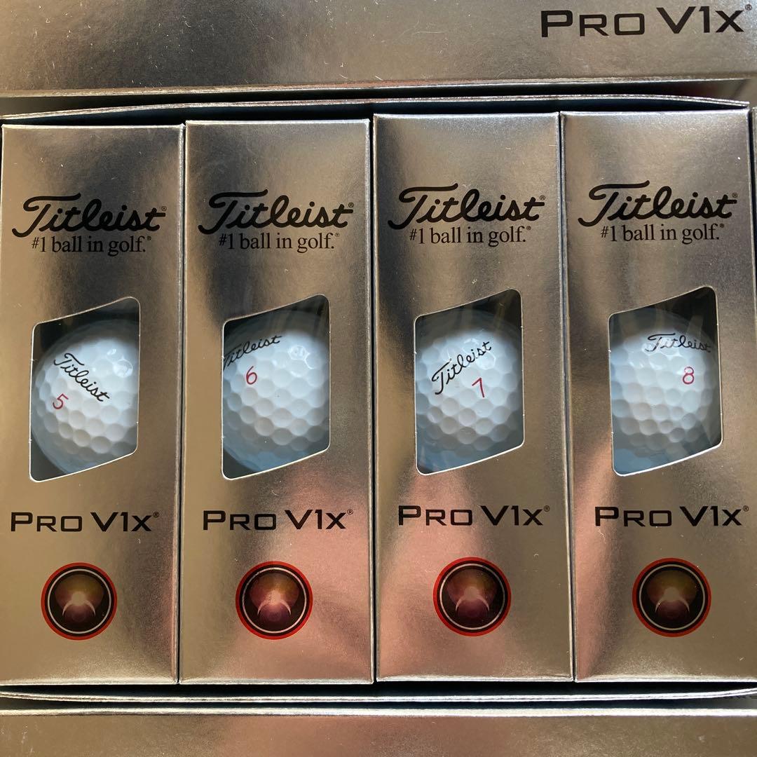 Titleist Pro V1x ゴルフボール 3ダース