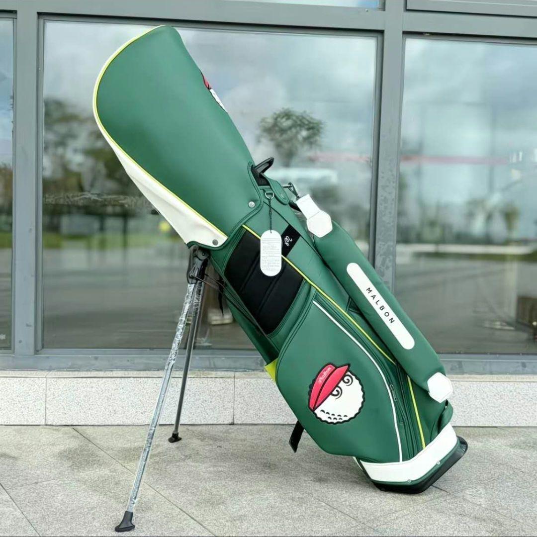 malbon golf マルボン キャディバッグ 新品 人気 グリーン