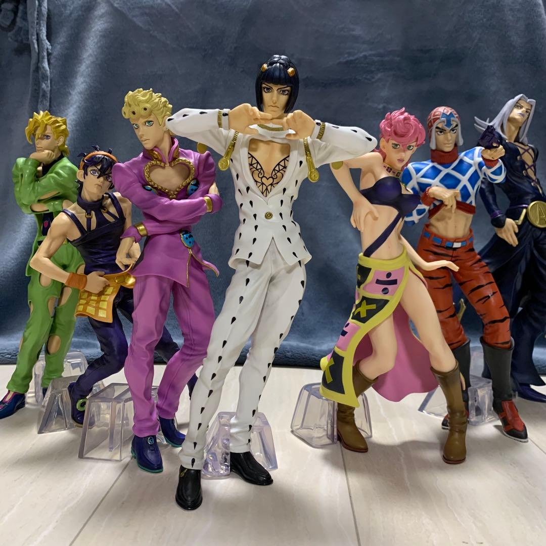 【開封済】一番くじジョジョの奇妙な冒険GOLDENWINDフィギュアフルコンプ