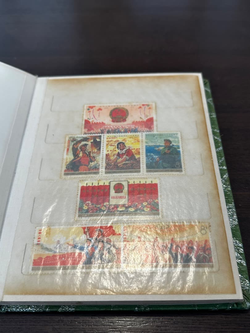 中国の切手　Stamp ALBUM 1974-1976年