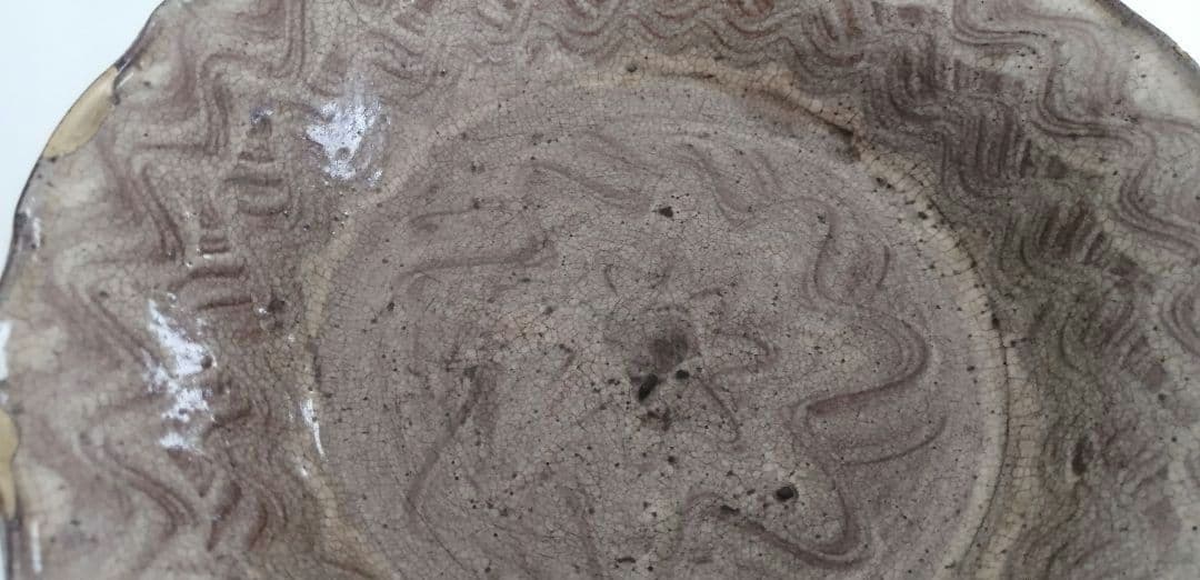 中期唐津　刷毛目　高台