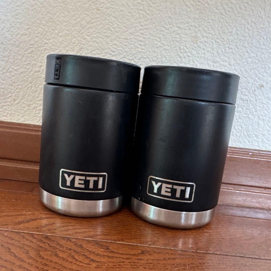 YETI ステンレスマグカップ ブラック14oz(414ml)&缶クーラー