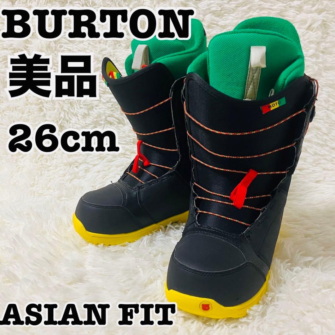 【美品】BURTON バートン MOTO-ASIAN FITスノボブーツ26cm