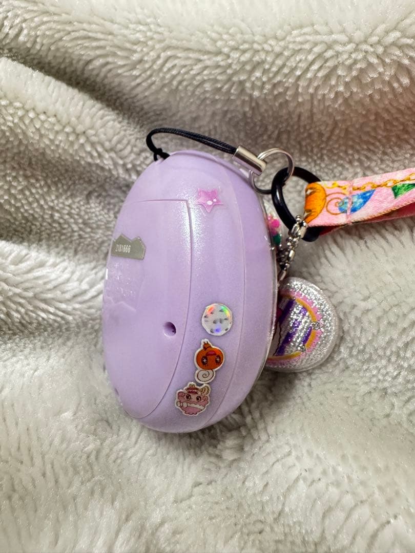 たまごっちピース　Tamagotchi P's パープル ストラップ付き