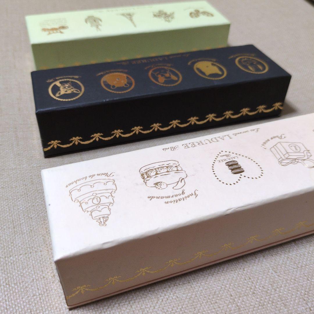 さとちん　Ladurée 木製スタンプセット 3個