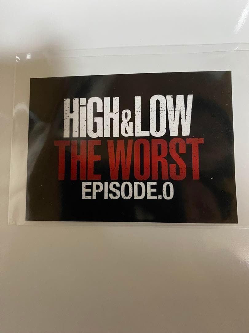 【HIGH&LOW】 THE WORST EPISODE.0 ロゴステッカー
