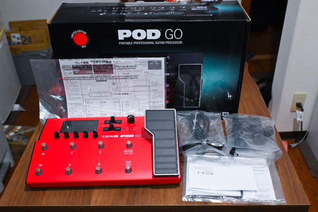 Line 6 POD Go Limited Edition Red 【限定色】