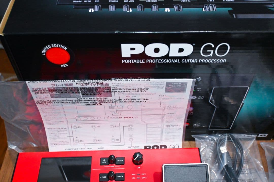 Line 6 POD Go Limited Edition Red 【限定色】
