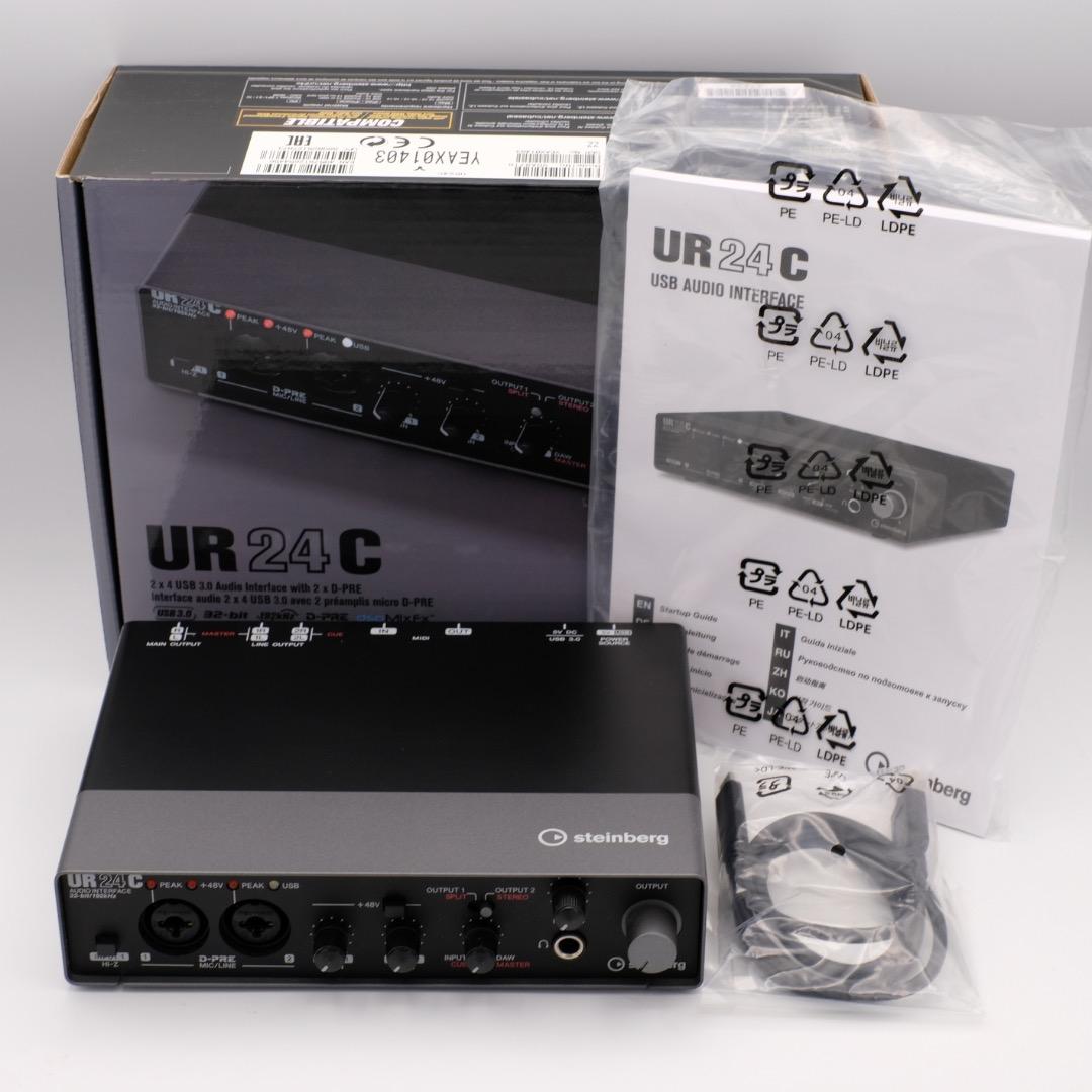 【美品】Steinberg UR24C USB-C オーディオインターフェイス