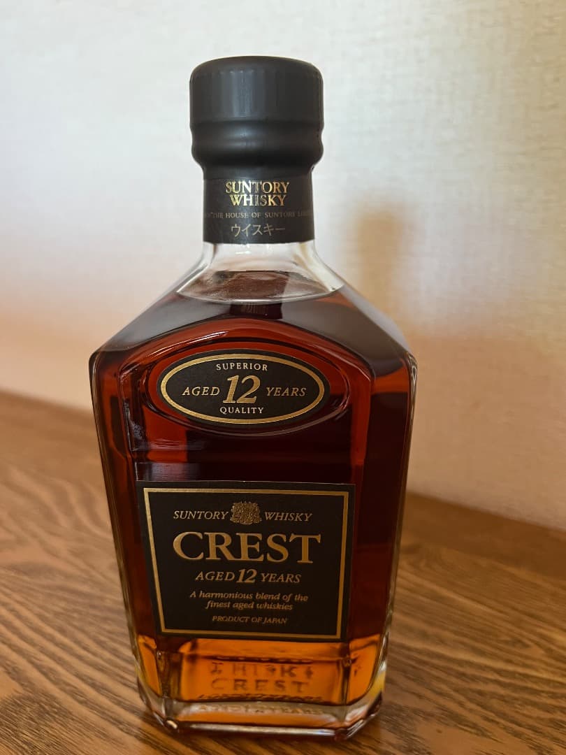 SUNTORY CREST 12 YEARS クレスト12年 新旧 2本セット