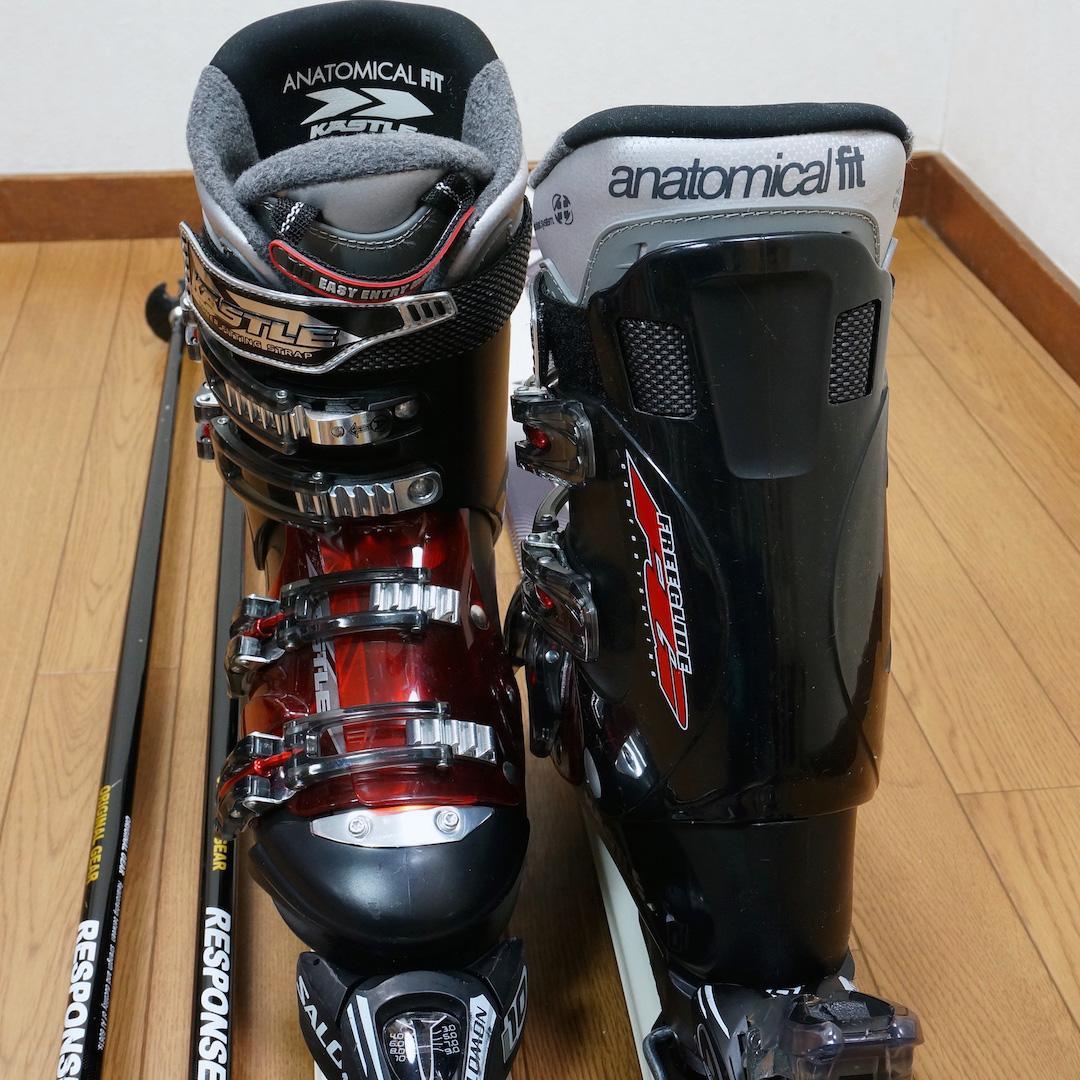 メンテ済 160cm 靴27～27.5cm SALOMON スキーセット