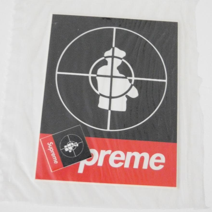 Supreme Public Enemy ブラック3点 Pins Sticker
