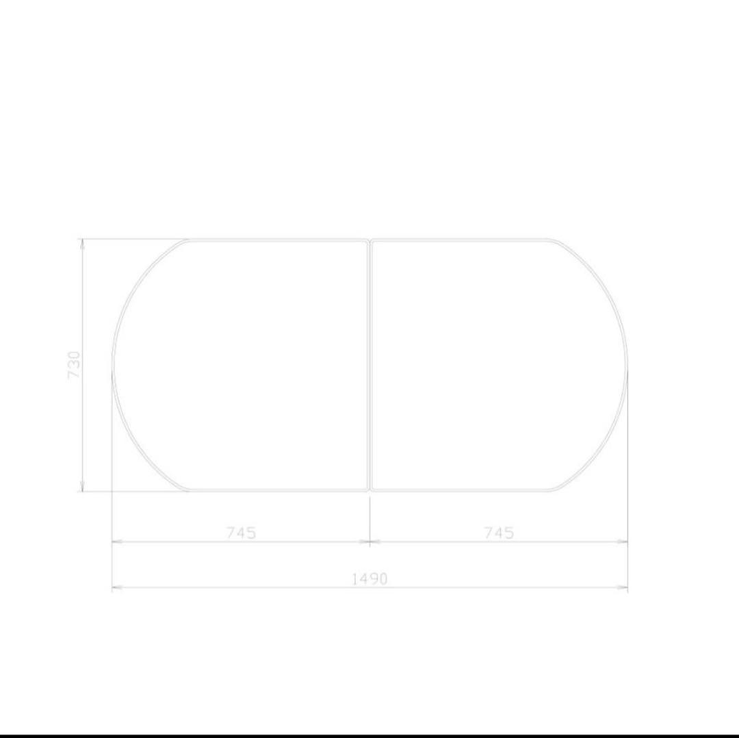 風呂蓋　MVAH-16YST 730x1490mm タカラスタンダード