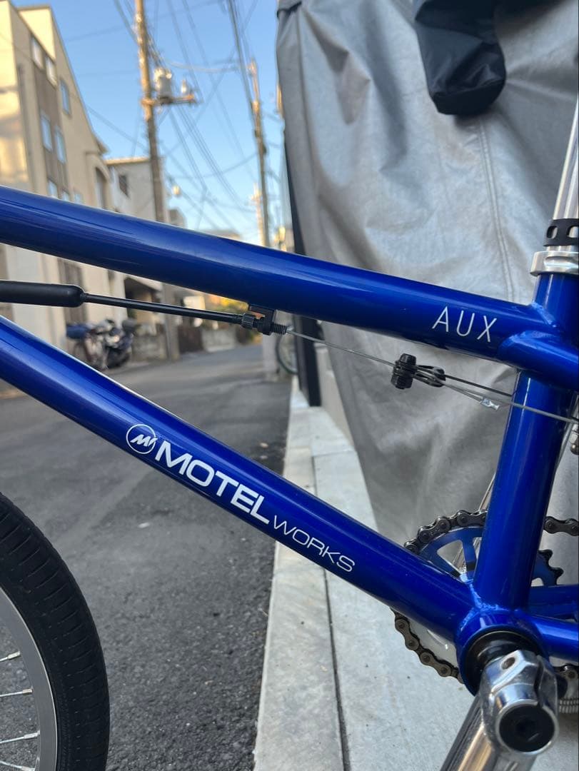 MOTEL WORKS AUX BMXバイク 青　used