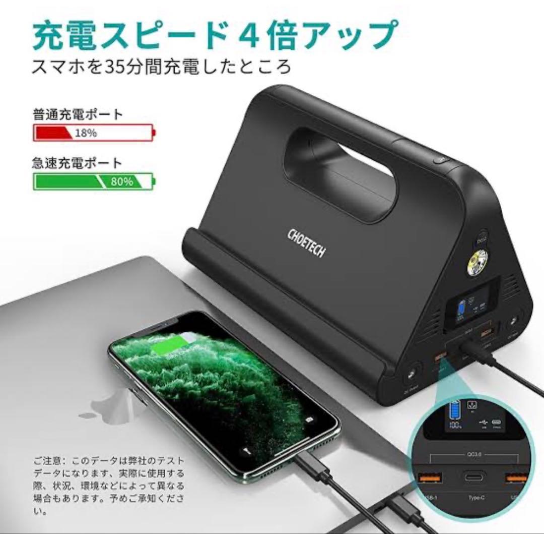 新品 ポータブル電源 58000mAh/215Wh PD18W QC3.0 小型