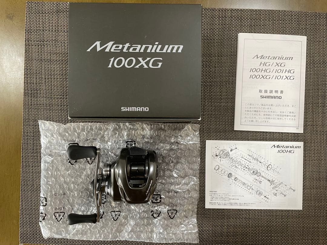 新品未使用 SHIMANO nium 23メタニウム 100XGシマノ