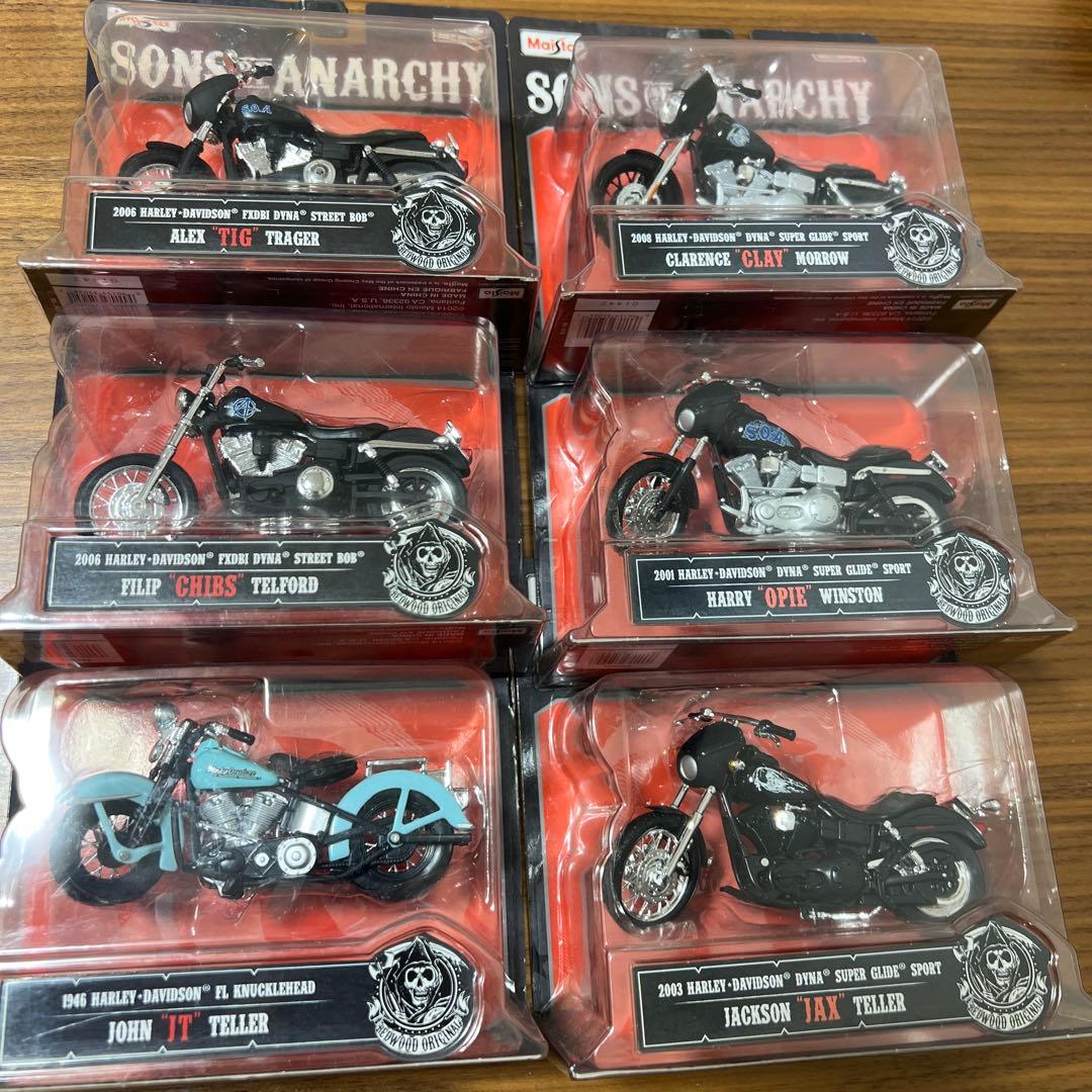 Sons of Anarchy ハーレー1/18スケール セット