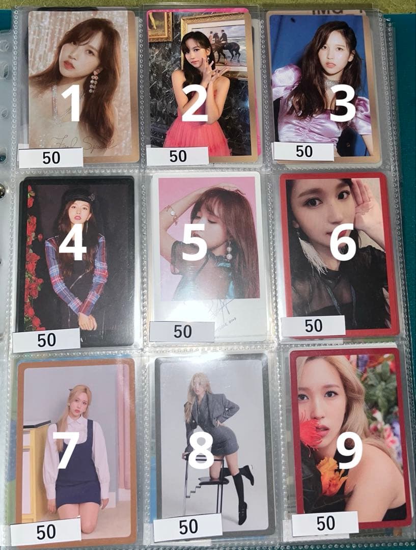 TWICE ミナ トレカ　バラ売り可能