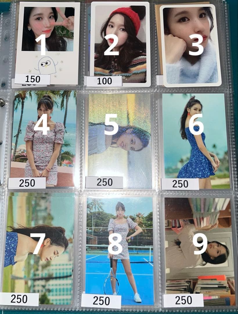 TWICE ミナ トレカ　バラ売り可能