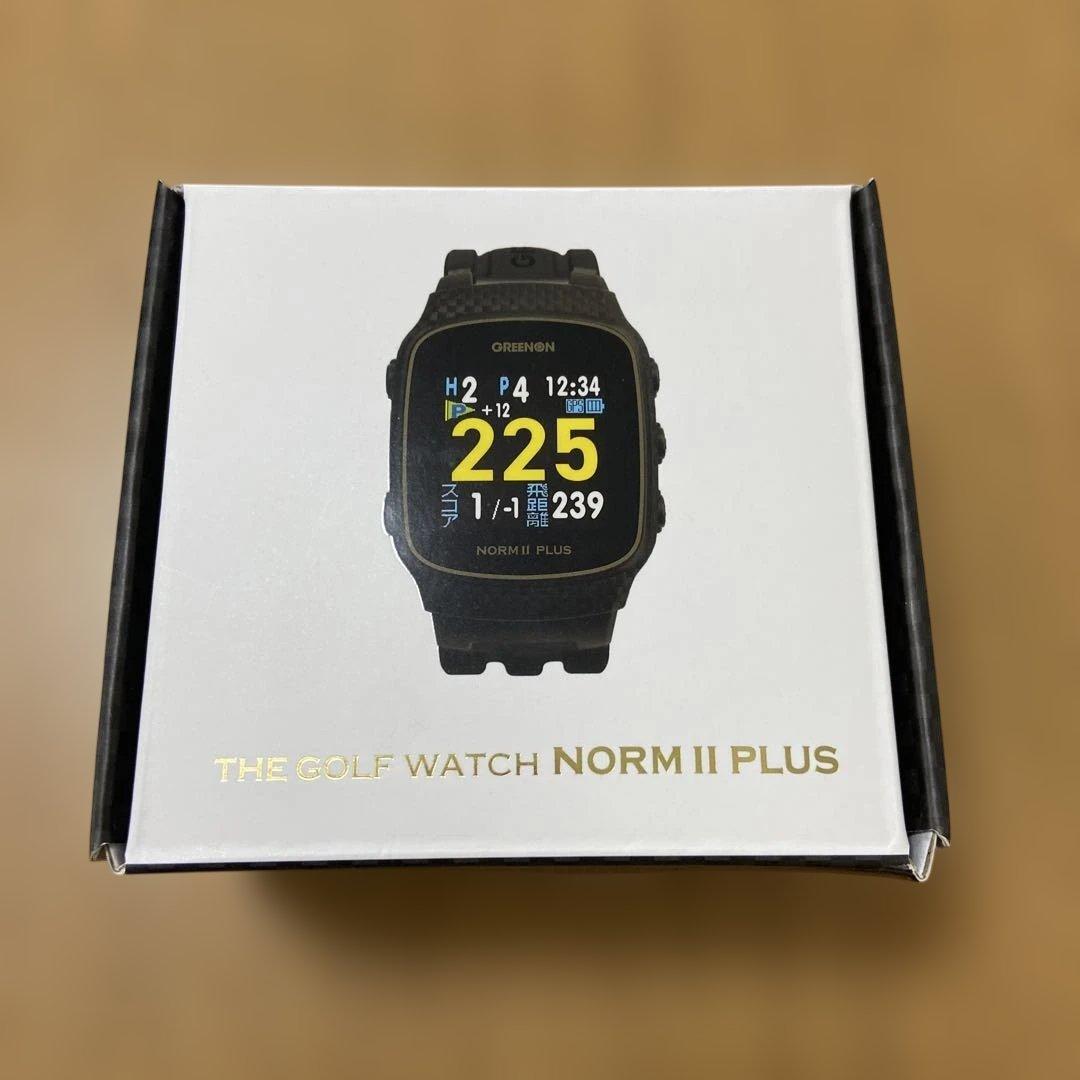 ゴルフウォッチ NORM II PLUS ブラック 美品