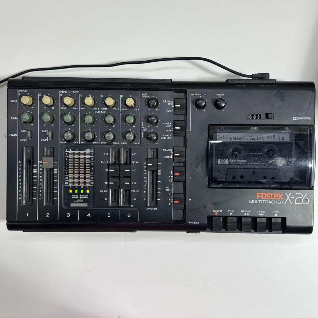 Fostex X-26 マルチトラックレコーダー 通電のみ確認済み