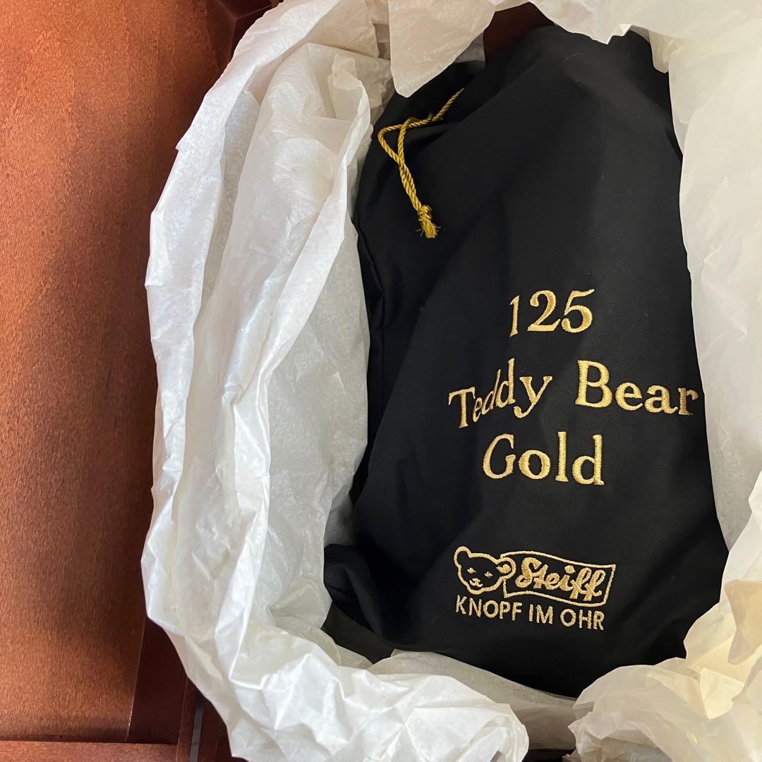 激レア★限定125体 シュタイフ125Teddy Bear Gold